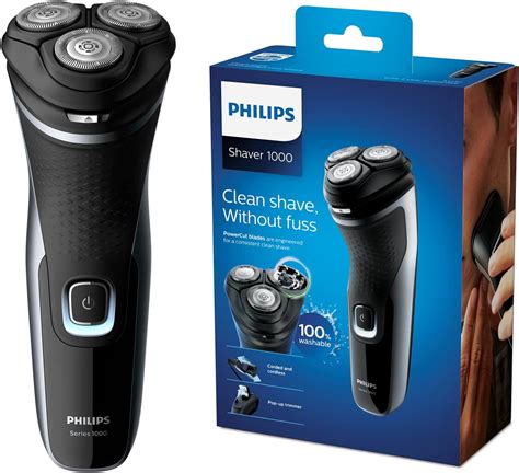 Philips S1332/41 Elektrischer Rasierer Serie 1000 mit Präzisionstrimmer ...