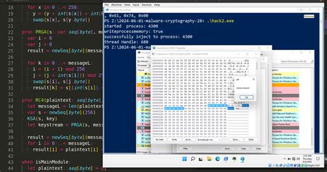 Malware And Cryptography 28 Rc4 Payload Encryption Simple Nim Example