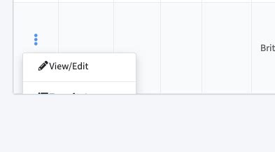 Css Ngx Dropdown Visibility Within Table Using Property Overflow Visible Stack Overflow