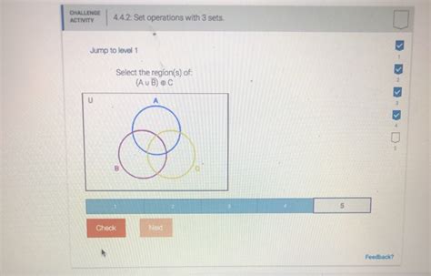 Solved CHALLENGE ACTIVITY Set Operations With Sets Chegg