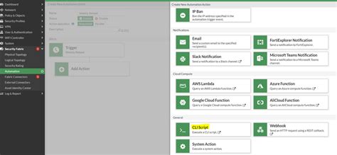 Technical Tip Using Automation Stitch To Schedule Fortinet Community
