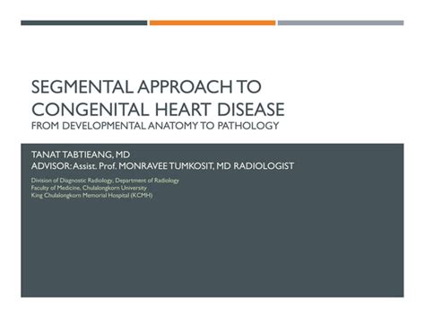 segmental approach to congenital heart disease pdf heart and