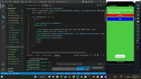 Statusbar In React Native Youtube