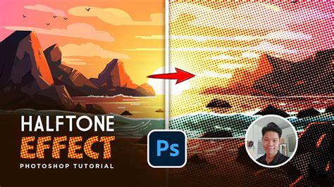 How To Create Halftone Effect Photoshop Tutorial Youtube