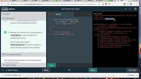 Codecademyjavascript Scope Youtube
