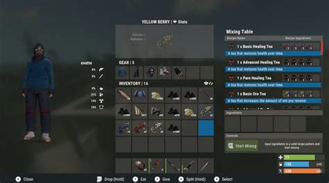 Mixing Table Rust How To Get And Use Recipes Teas