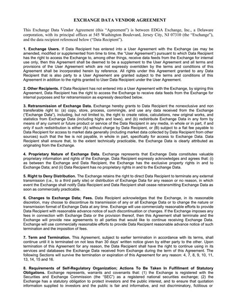 Vendor Contract Template Spark Premium Template Template Spark