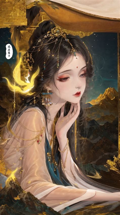 Ai绘画（金） 况后墨夕 站酷zcool