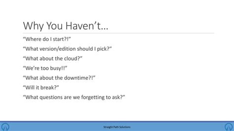 Simplifying Sql Server Upgrades Pptx