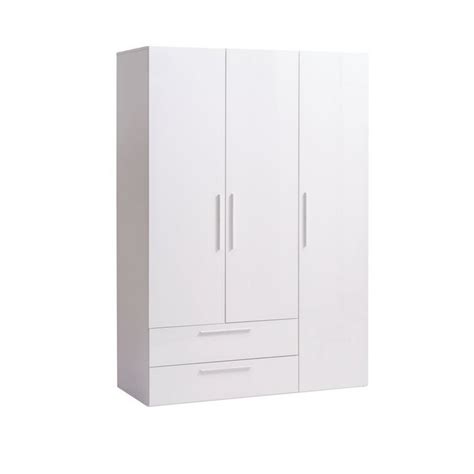 ᐈ Шкаф Jysk Helstrup 144x62x208 см ДСП ХДФ меламин белый купить по выгодной цене ️ Birmarket