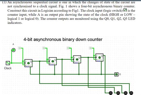 Solved 1 An Asynchronous Sequential Circuit Is One In