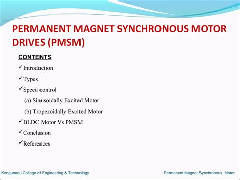 Pmsm Guide Ppt