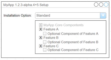 Installation How To Implement Flavours Minimal Standard Complete And Checkbox Options With