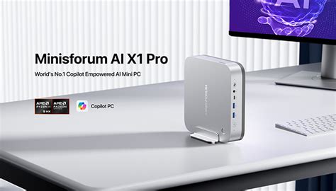Minisforum Lanza El Minipc Ai X1 Pro Cpu De Máxima Eficiencia Energética Con Fuente De