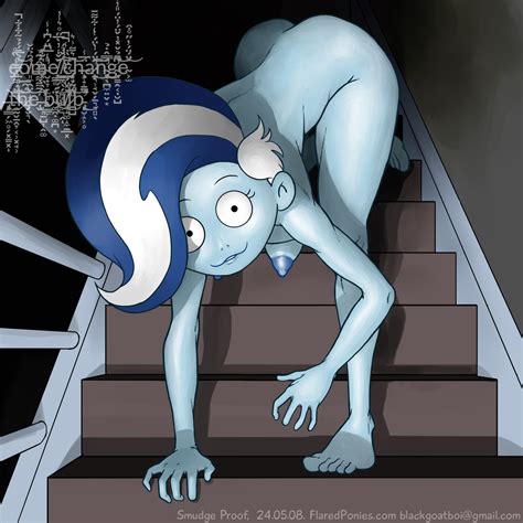 rule 34 ass basement blue body blue skin crawling feet female ghost