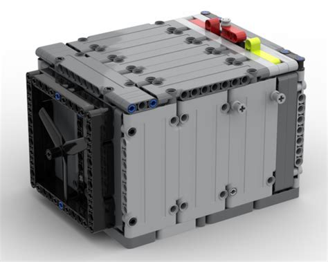 Lego Moc Working Fan Up To 6800 Rpm By Jojothebuilder Rebrickable Build With Lego