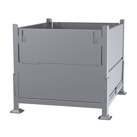 Collapsible Solid Wall Container Material Handling