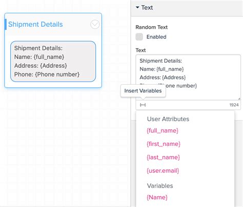 Using Chatbot Variables To Capture Customer S Information And Save Orders