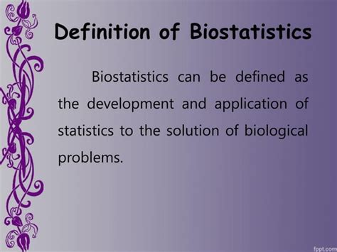 Biostatics Introduction History And Application Pdf Science