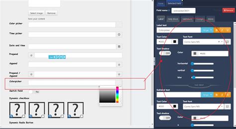 Color Picker Php Cost Estimator Form Builder By Zigaform