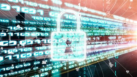 Cyber Security And Online Data Protection With Tacit Secured Encryption Software Stock Image