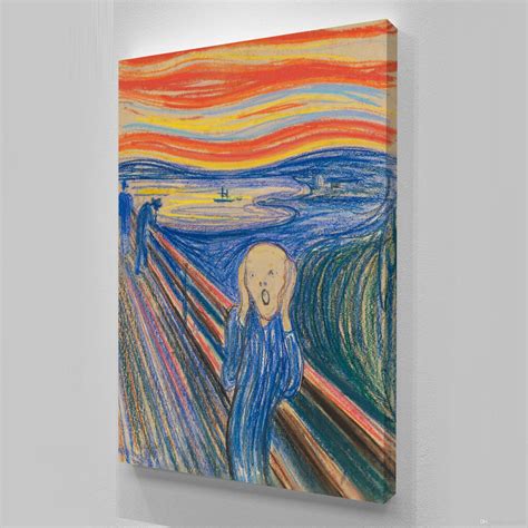 The Scream Pastel Art Imaginative Design Gallery Decor Wall Art Print