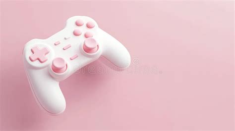 3d Joystick Controller Gamepad For Videogames On Pastel Background Gameplay Symbol 3d Render
