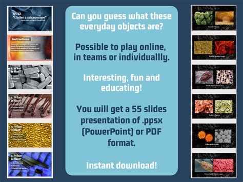 Quiz Under A Microscope Can You Guess What S In The Picture Perfect For Teambuilding