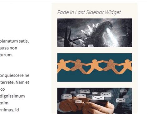 如何使用 Jquery 在 Wordpress 中淡入最后一个侧边栏小部件 知乎