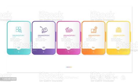 단계 옵션 요소 웹 사이트 Ui 앱 비즈니스 프리젠 테이션에 대 한 인포 그래픽 템플릿입니다 인포그래픽 템플릿 스톡 일러스트 인포그래픽 단계 스톡 일러스트레이션 모션에 대한