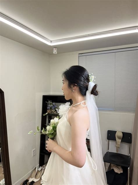 유조이웨딩 편안하고 우아한 2차 피팅 후기 통통체형홀터넥캐주얼또 생겨난 투어 팁 네이버 블로그