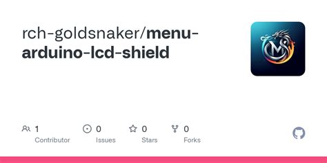 Github Rch Goldsnakermenu Arduino Lcd Shield