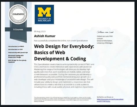 Im Thrilled To Share That Ive Successfully Completed The University Of Ashish Kumar