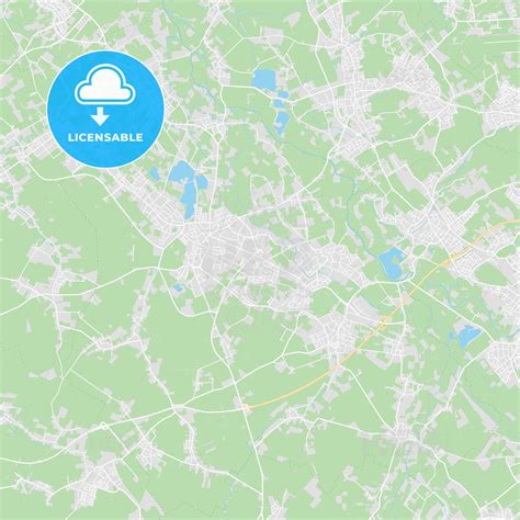 Heinsberg Germany Printable Street Map Hebstreits