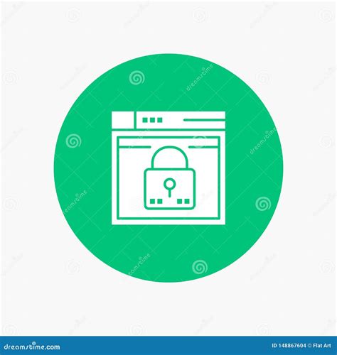 Login Secure Web Layout Password Lock Stock Vector Illustration
