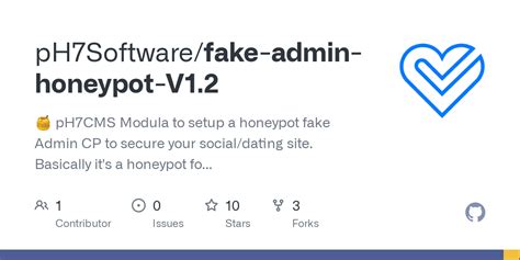 GitHub PH7Software Fake Admin Honeypot V1 2 PH7CMS Modula To Setup A Honeypot Fake Admin CP