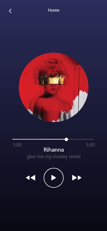 Github Mednouriflutter Streaming Music Player A Simple Project For A Mini Music Player For