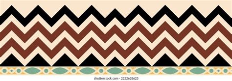 Zig Zag Digital Border Design Stock Illustration Shutterstock
