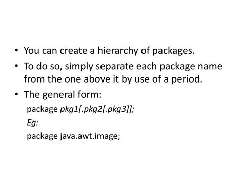 Java Packages Pptx Programming Languages Computing