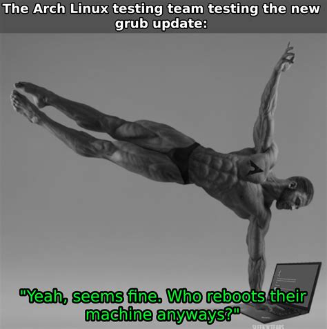A Sequel To My Latest Arch Meme Based On The Comments R Linuxmemes