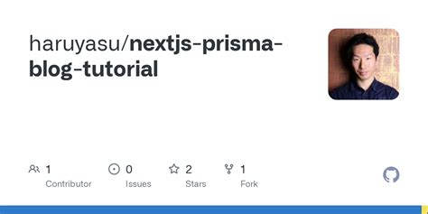 Github Haruyasunextjs Prisma Blog Tutorial