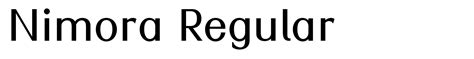 Nimora Regular Font Webfont And Desktop Myfonts