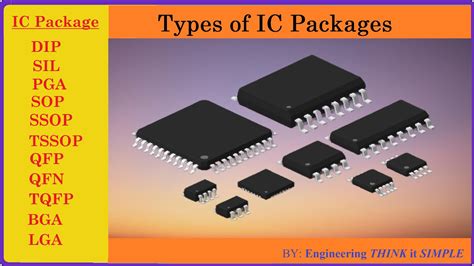 Types Of Ic Ic Packages Smd Vs Dip Ics Integrated Circuit Mounting Styles Smd Ic Types