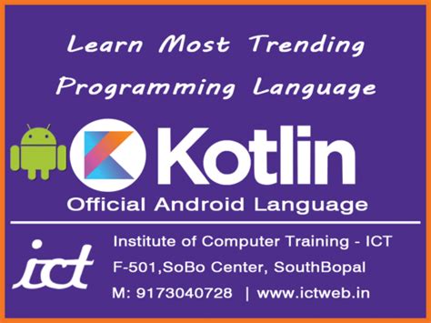 Learn New Kotlin ICT Computer Courses