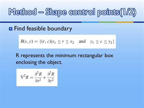 Ppt Combined Shape And Feature Based Video Analysis And Its Application To Non Rigid Object