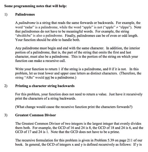 Solved Program 1 Some General Recursive Algorithms As We