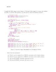 SQL PROGRAMMING Pdf 2022 05 Consider The SQL Trigger Code In Figure 2