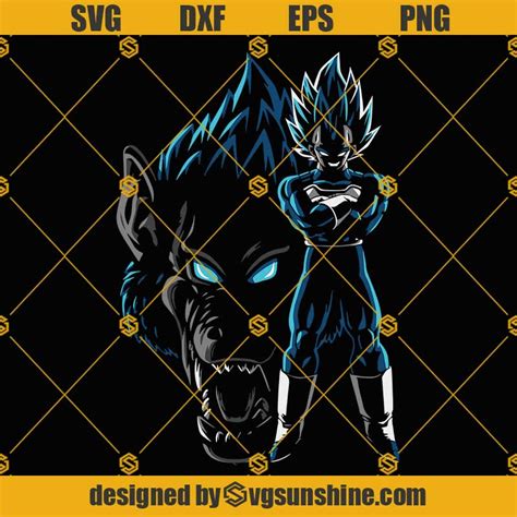 Vegeta Svg Super Saiyan Svg Dragon Ball Z Svg Vegeta Svg Png Dxf Eps