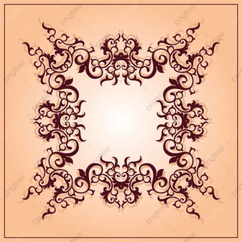 Abstract Border Design Vector Hd Images Frame Border Design Abstract Accent Stencil Element