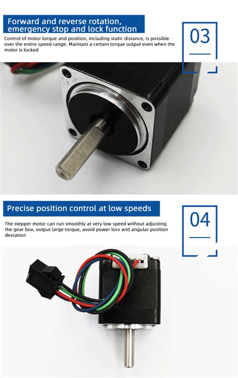 Nema 17 Closed Loop Linear Stepper Motor With Gearbox Faradyi Motors